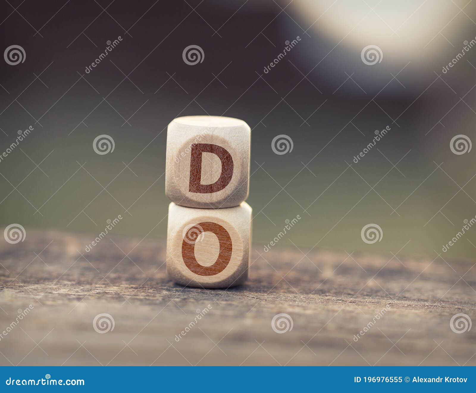 The Word To Do on Wooden Cubes Stock Image - Image of message, advice ...