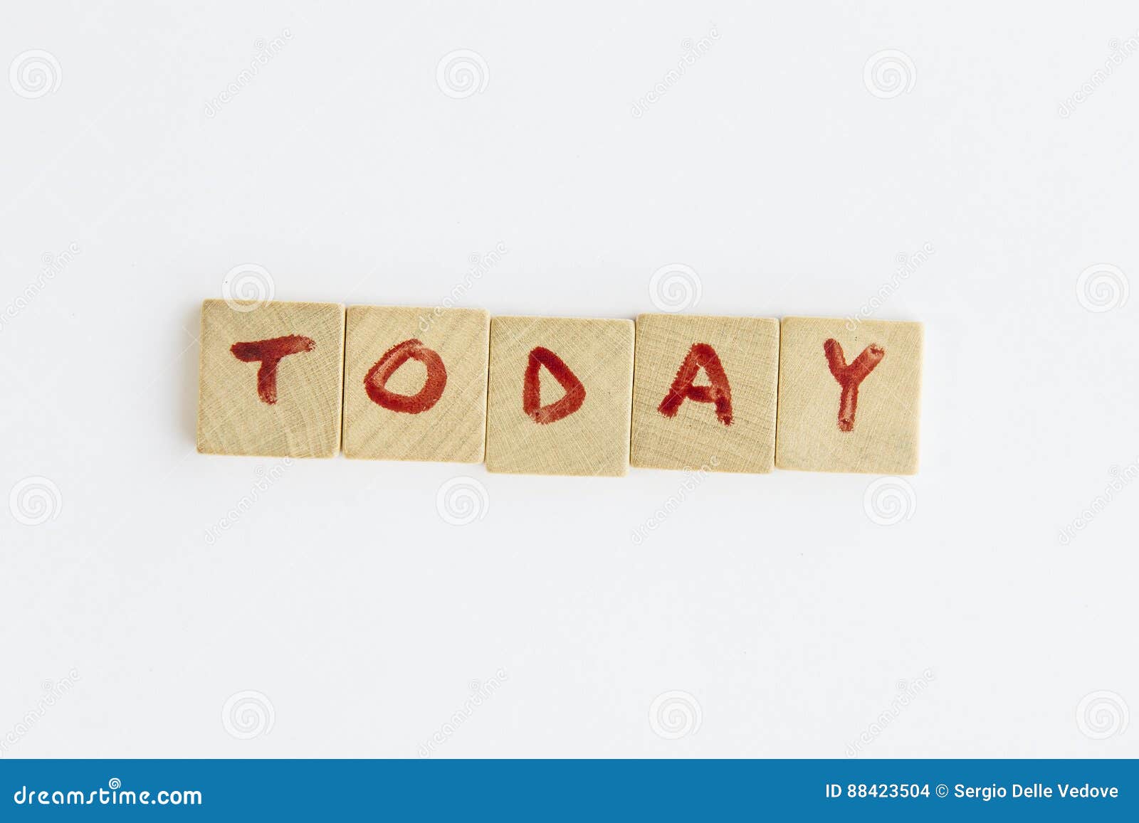 The word Today stock photo. Image of learning, formed - 88423504