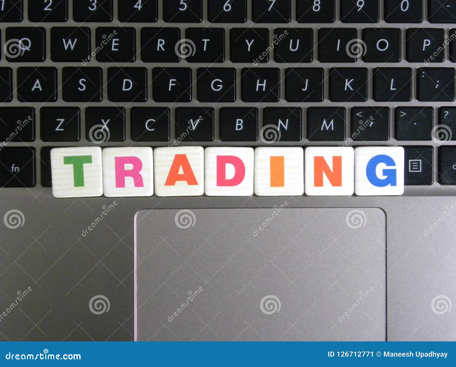 Trading Keyboard Royalty-Free Stock Image | CartoonDealer.com #59548312