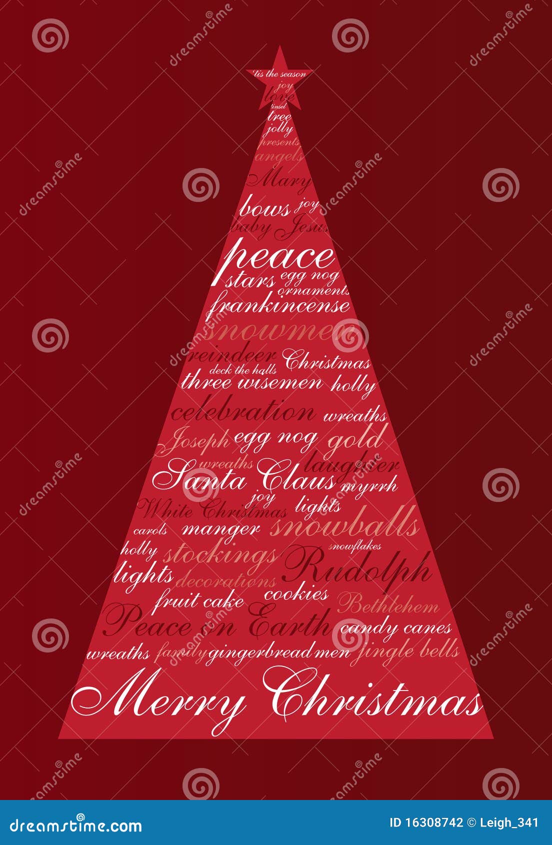 The Word Tree stock vector. Illustration of colourful - 16308742