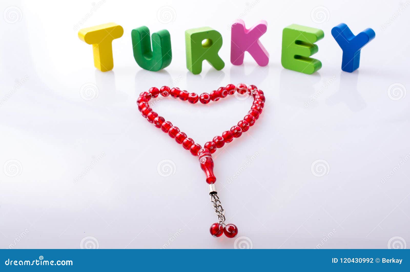 The Word TURKEY Written with Letter Blocks Stock Photo - Image of ...