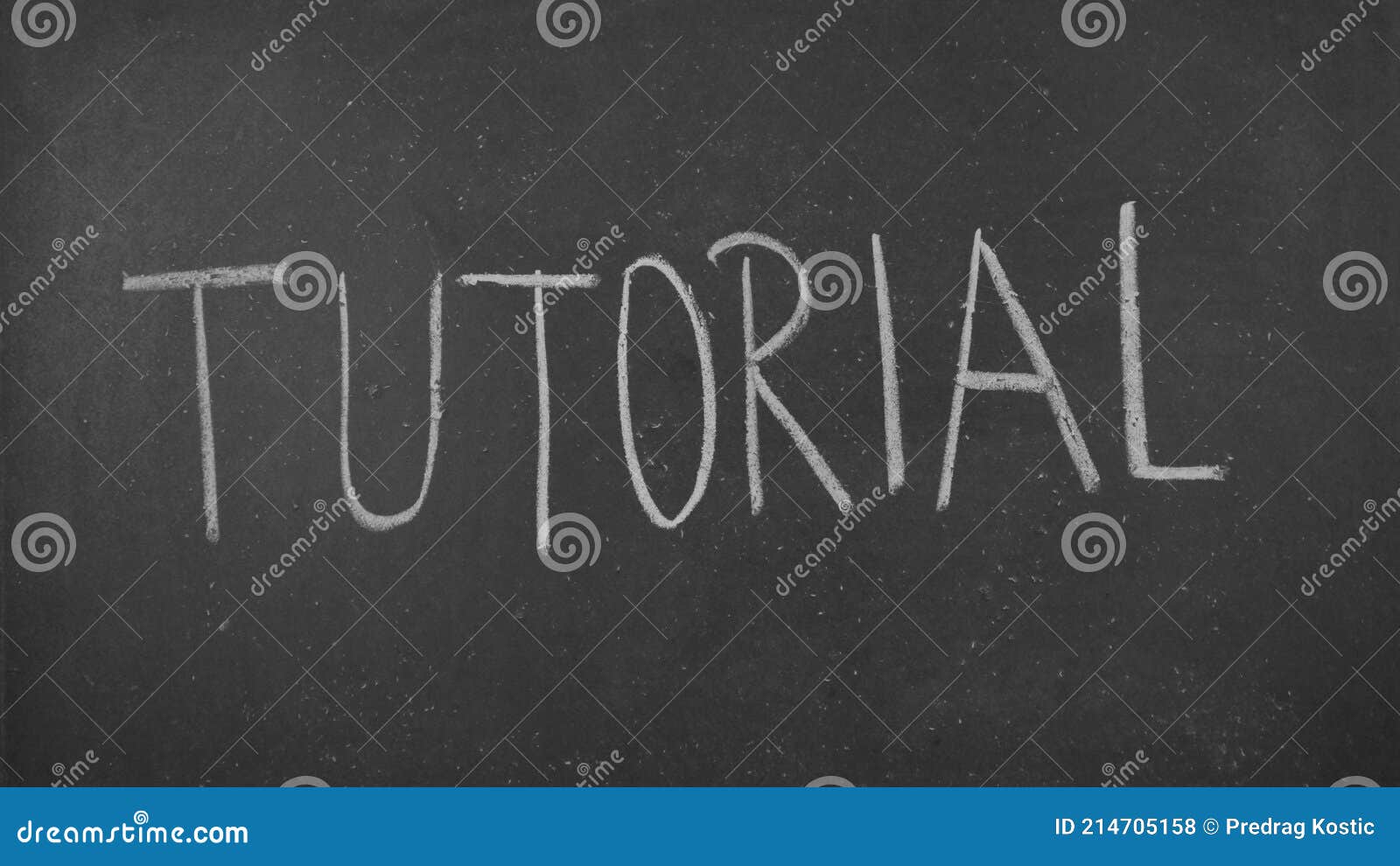 The word Tutorial stock photo. Image of promotion, letters - 214705158