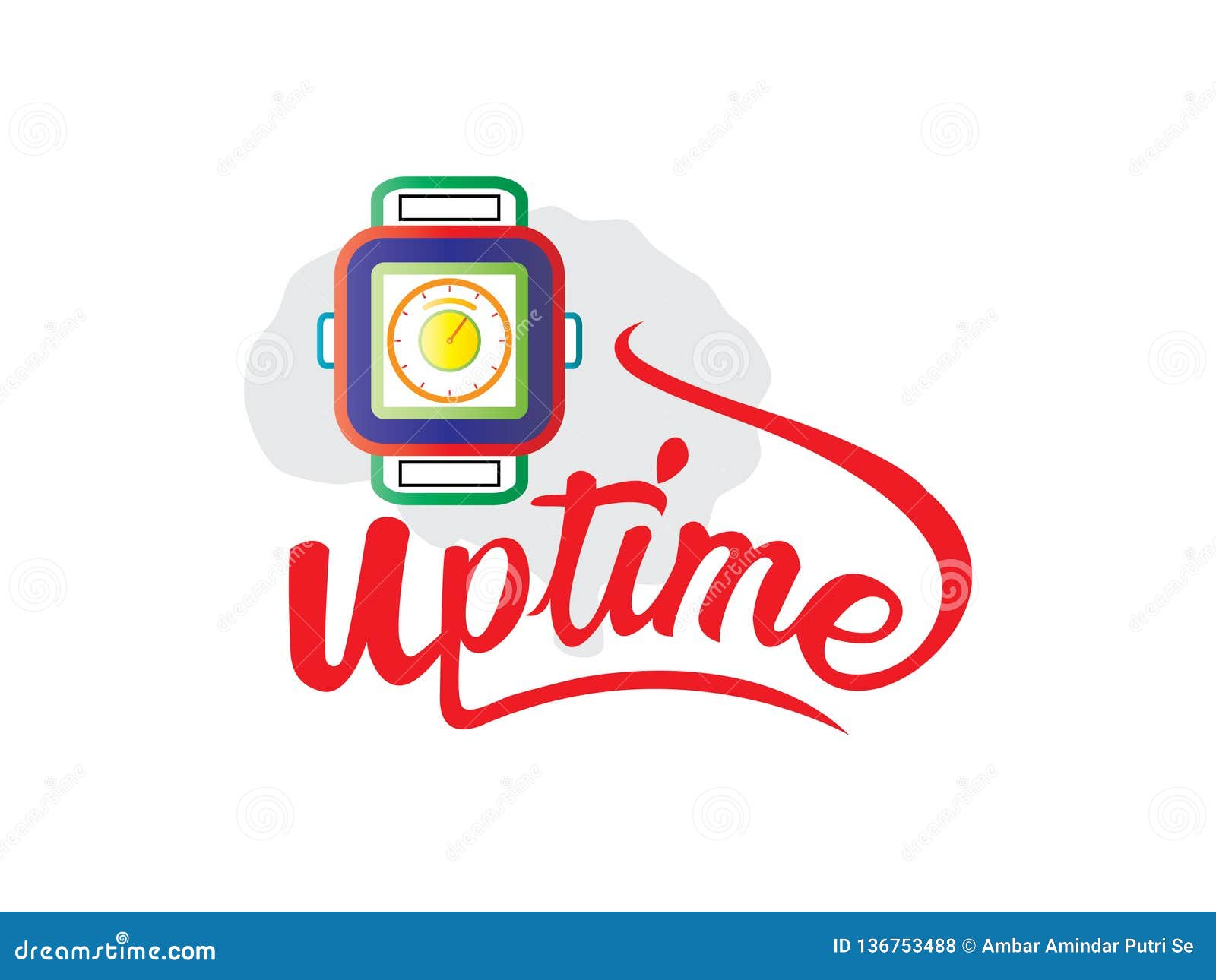 Downtime Logo In Large Modern Data Center With Multiple Rows Of Network ...