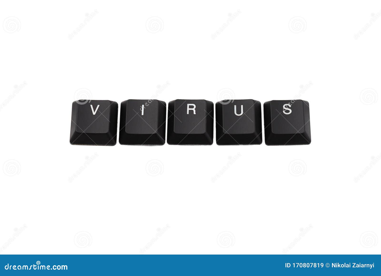 Word Virus Written on Keyboard Stock Image - Image of enter, infected ...