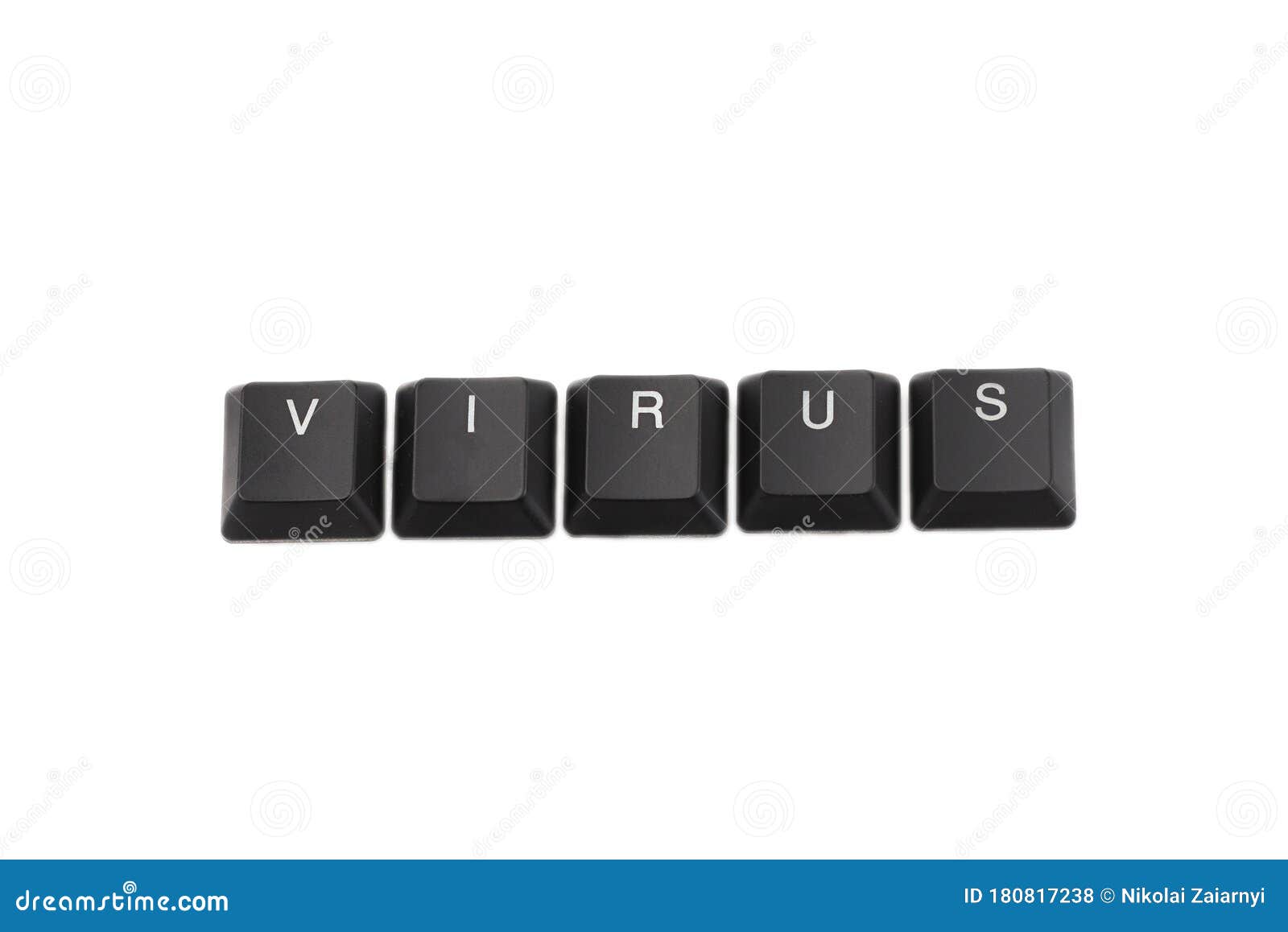 Word Virus Written on Keyboard Stock Photo - Image of coronavirus ...