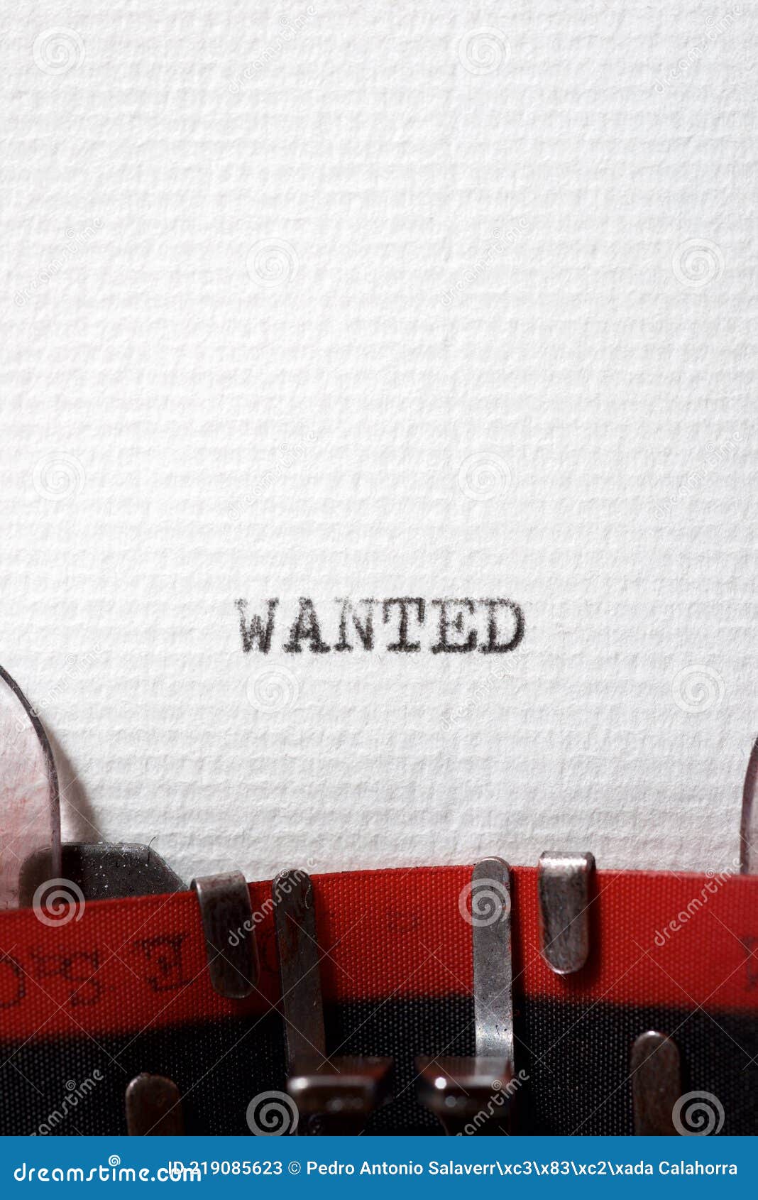 Wanted concept view stock image. Image of creativity - 219085623