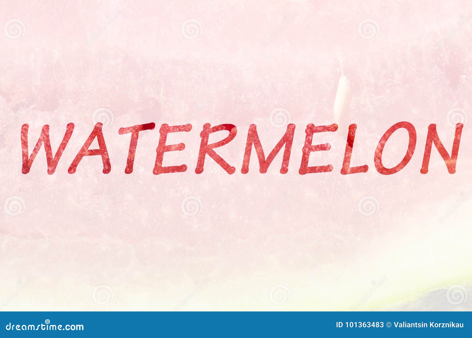 Word of a watermelon stock image. Image of studio, healthy - 101363483