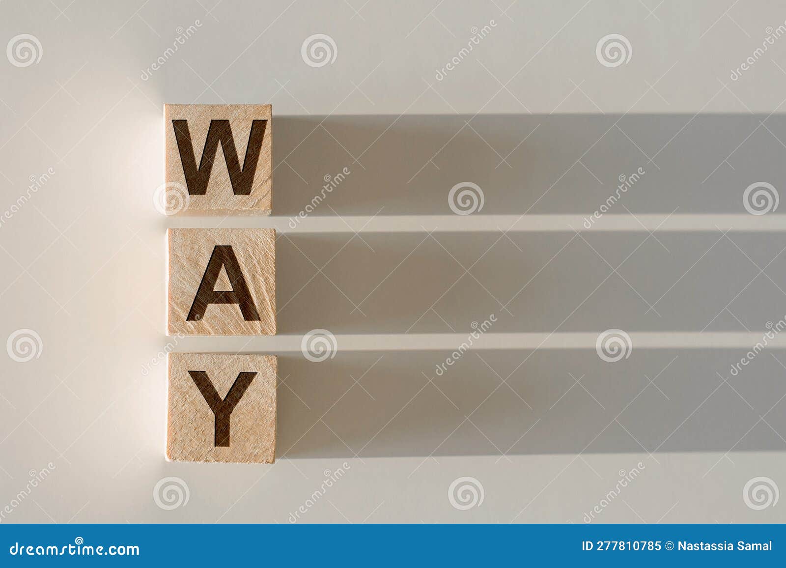 The Word Way from Wooden Cubes on Light Background Stock Image - Image ... The Word Way from Wooden Cubes on Light Background Stock Image - Image ...