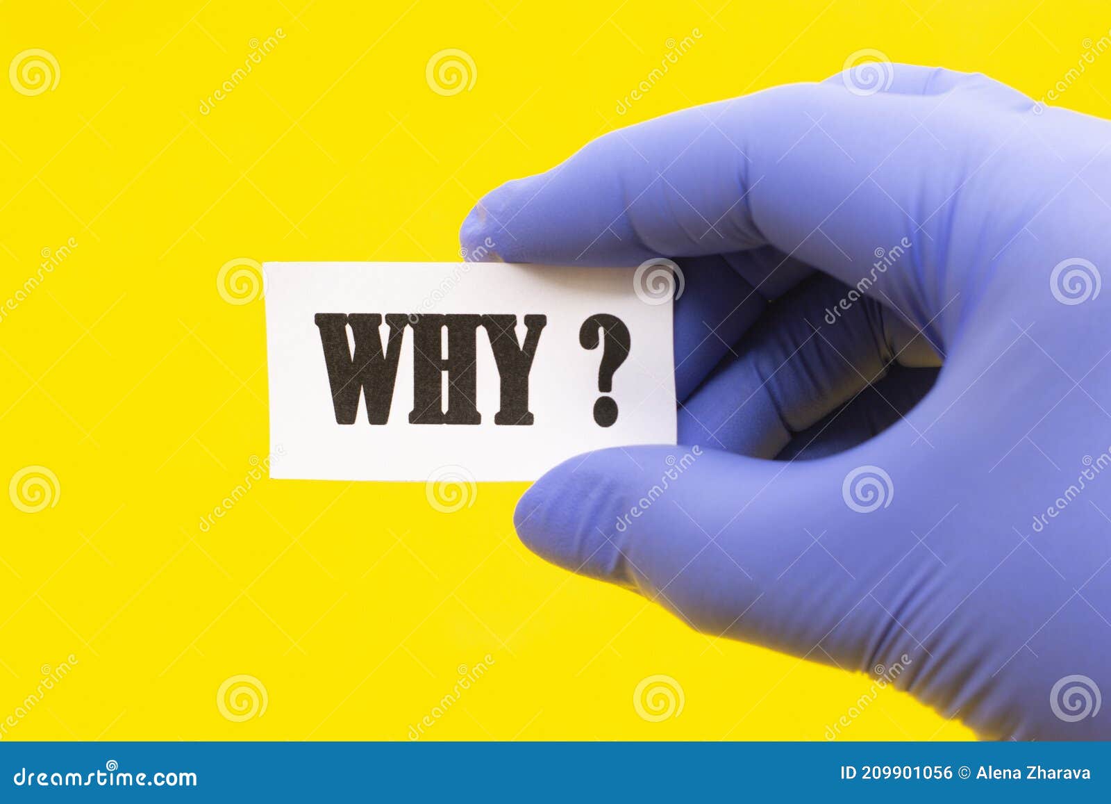 The Word Why is on a Yellow Background. Business Concept Stock Photo ...