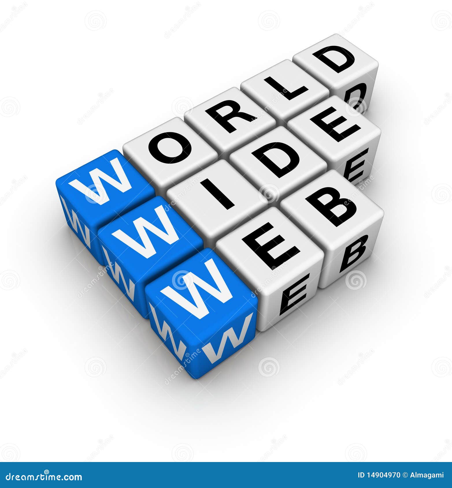 Word wide web stock illustration. Illustration of color - 14904970