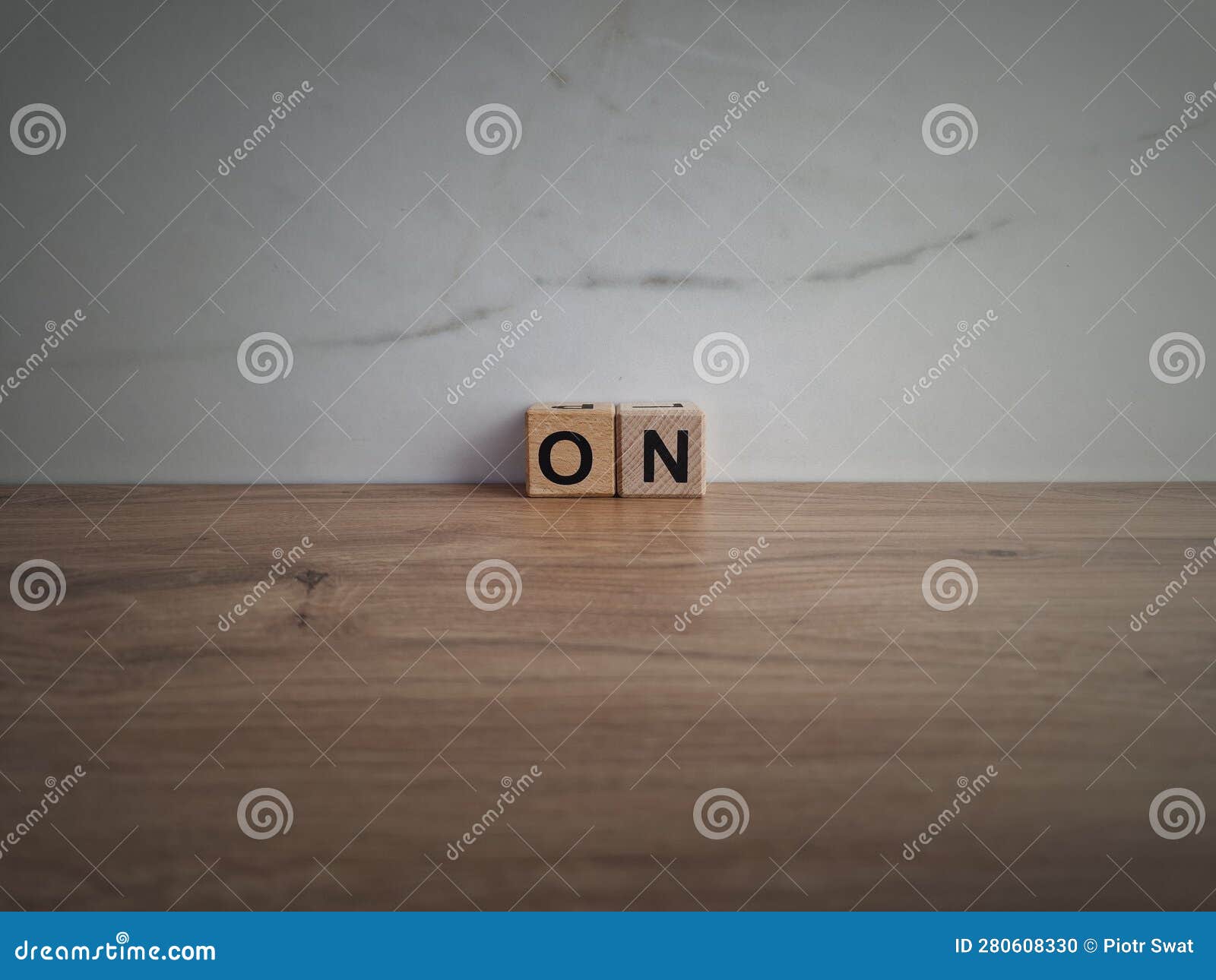 Word on from wooden blocks stock photo. Image of sign - 280608330