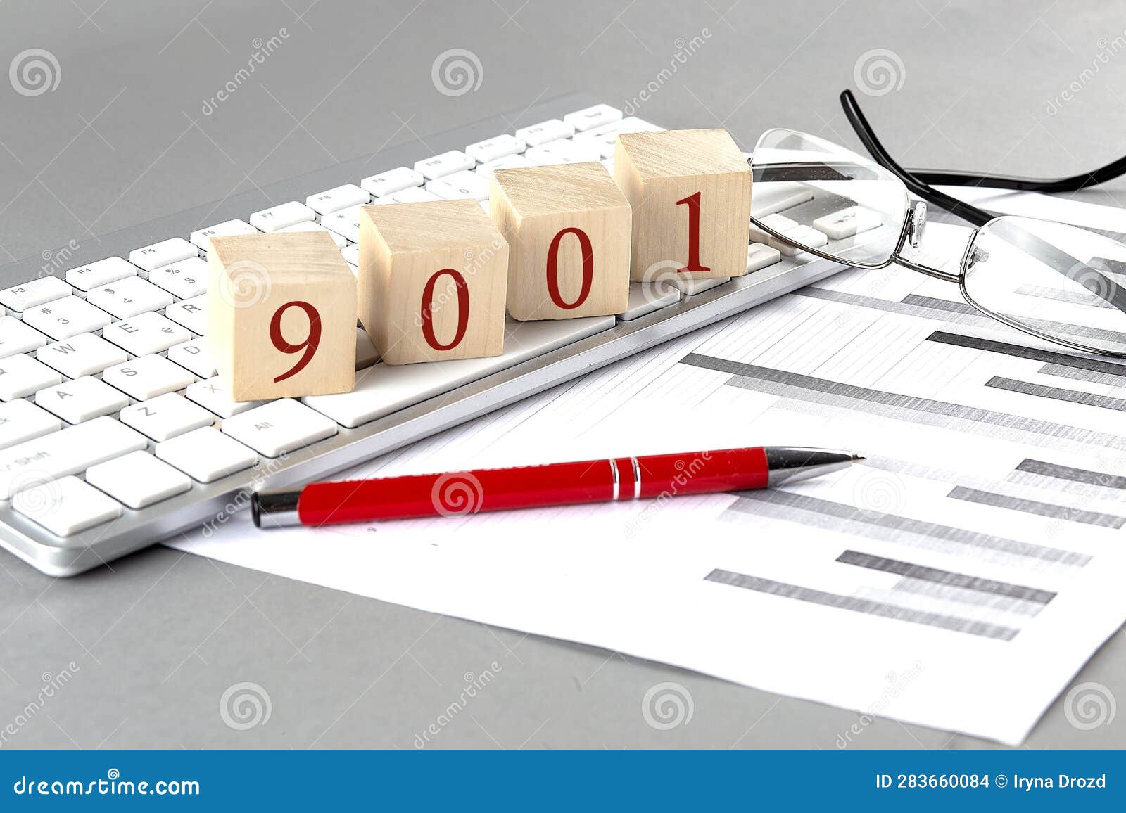 ISO 9001 Written On Wooden Blocks On A Board Royalty-Free Stock Photo ...