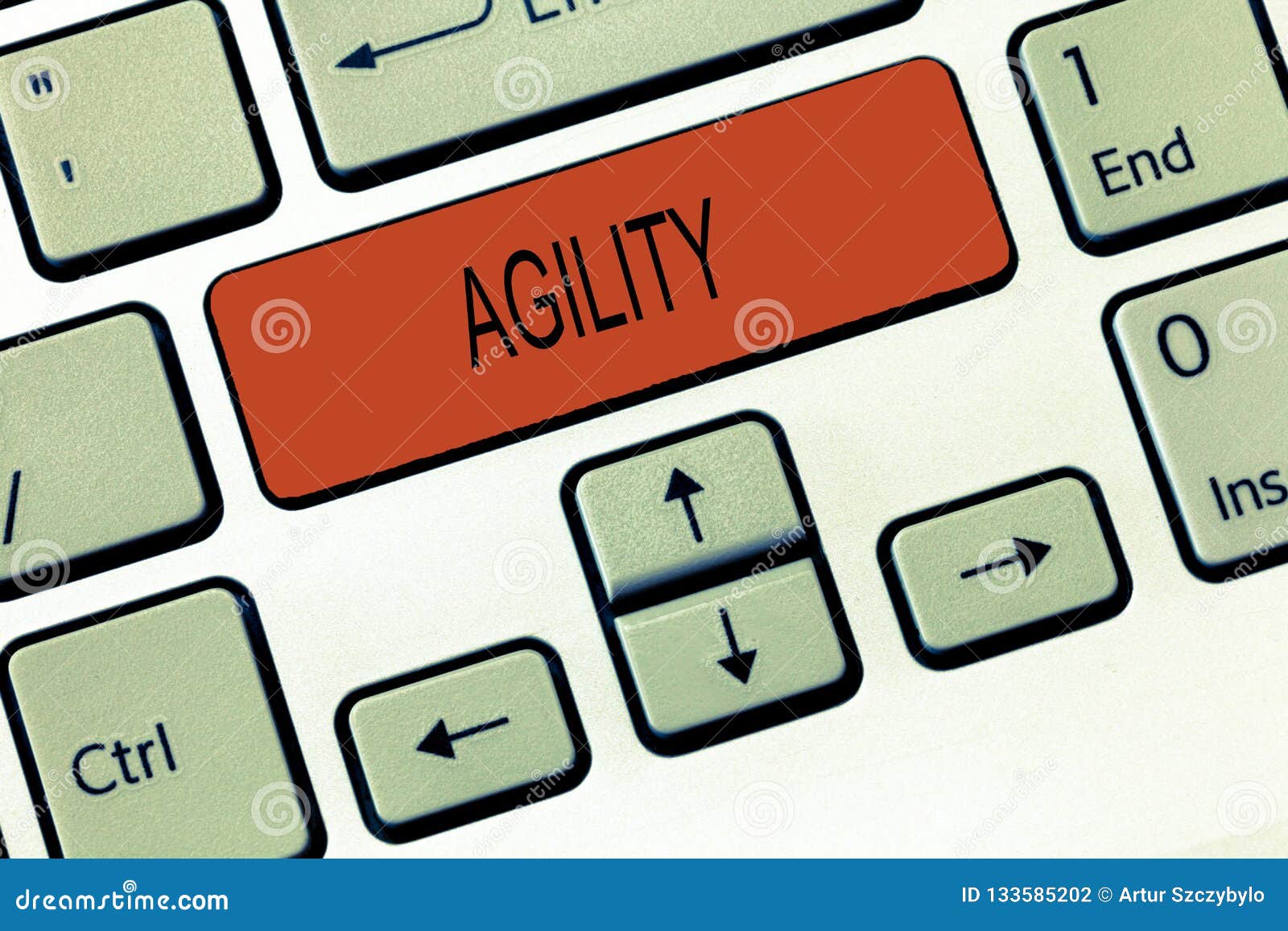 Word Writing Text Agility. Business Concept for Ability To Move Think ...