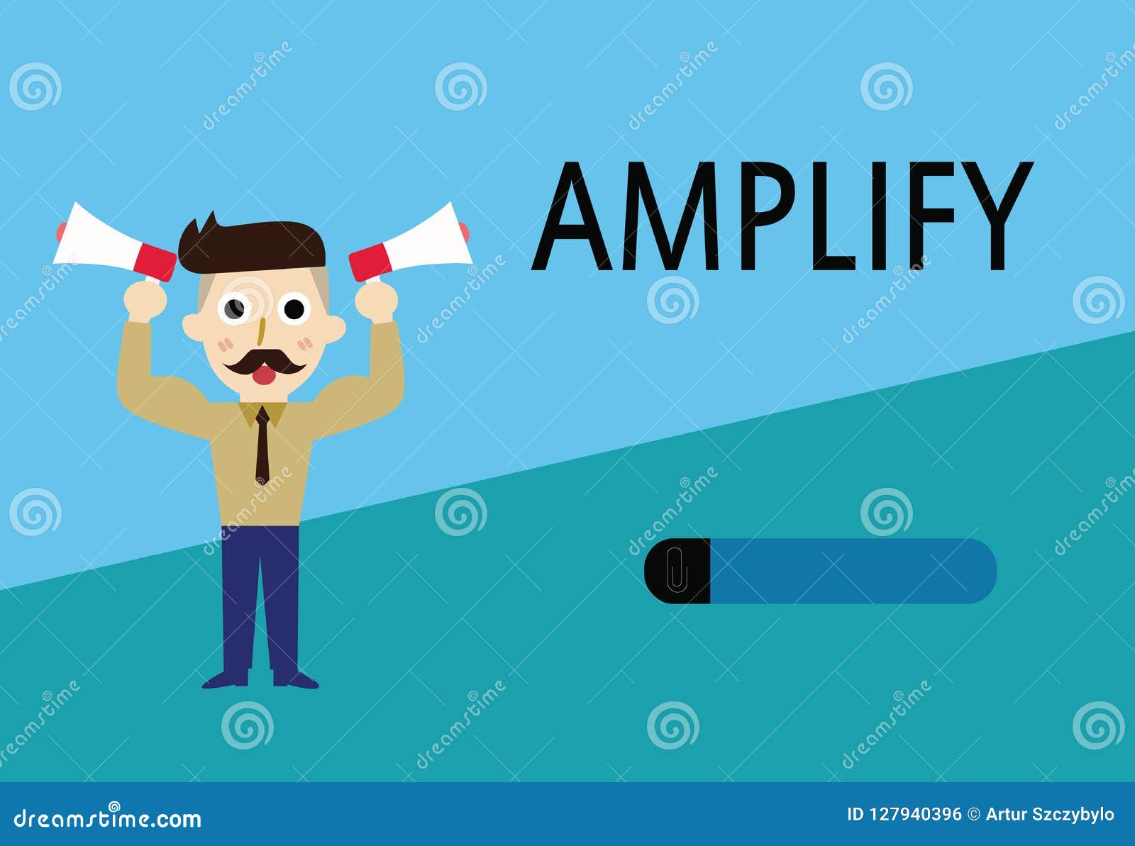 Word Writing Text Amplify. Business Concept for Make Something Bigger ...