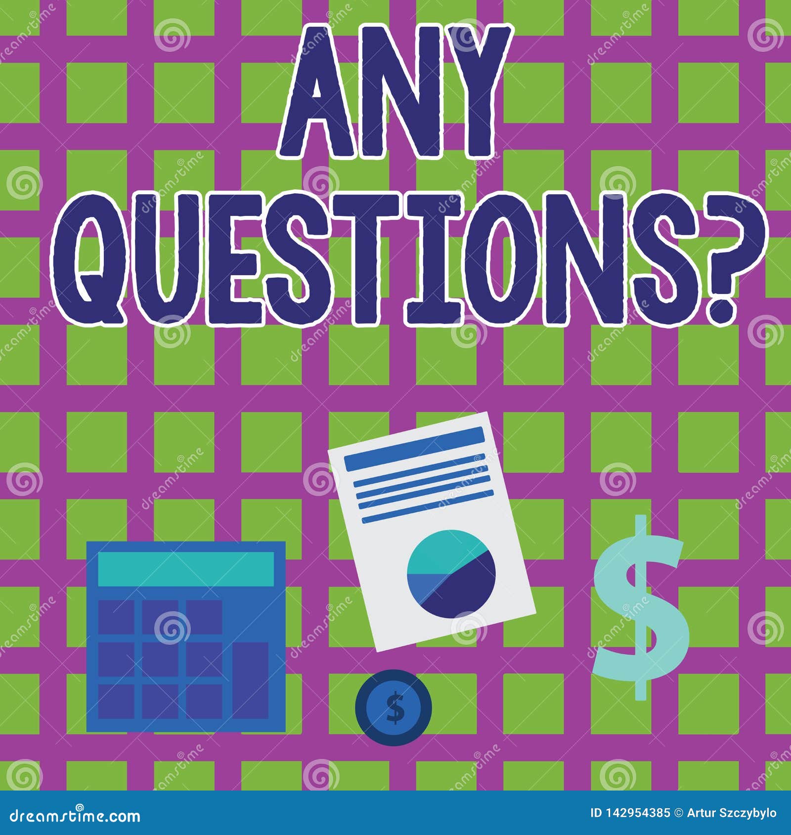 Word Writing Text Any Questions Question. Business Concept for You Say ...