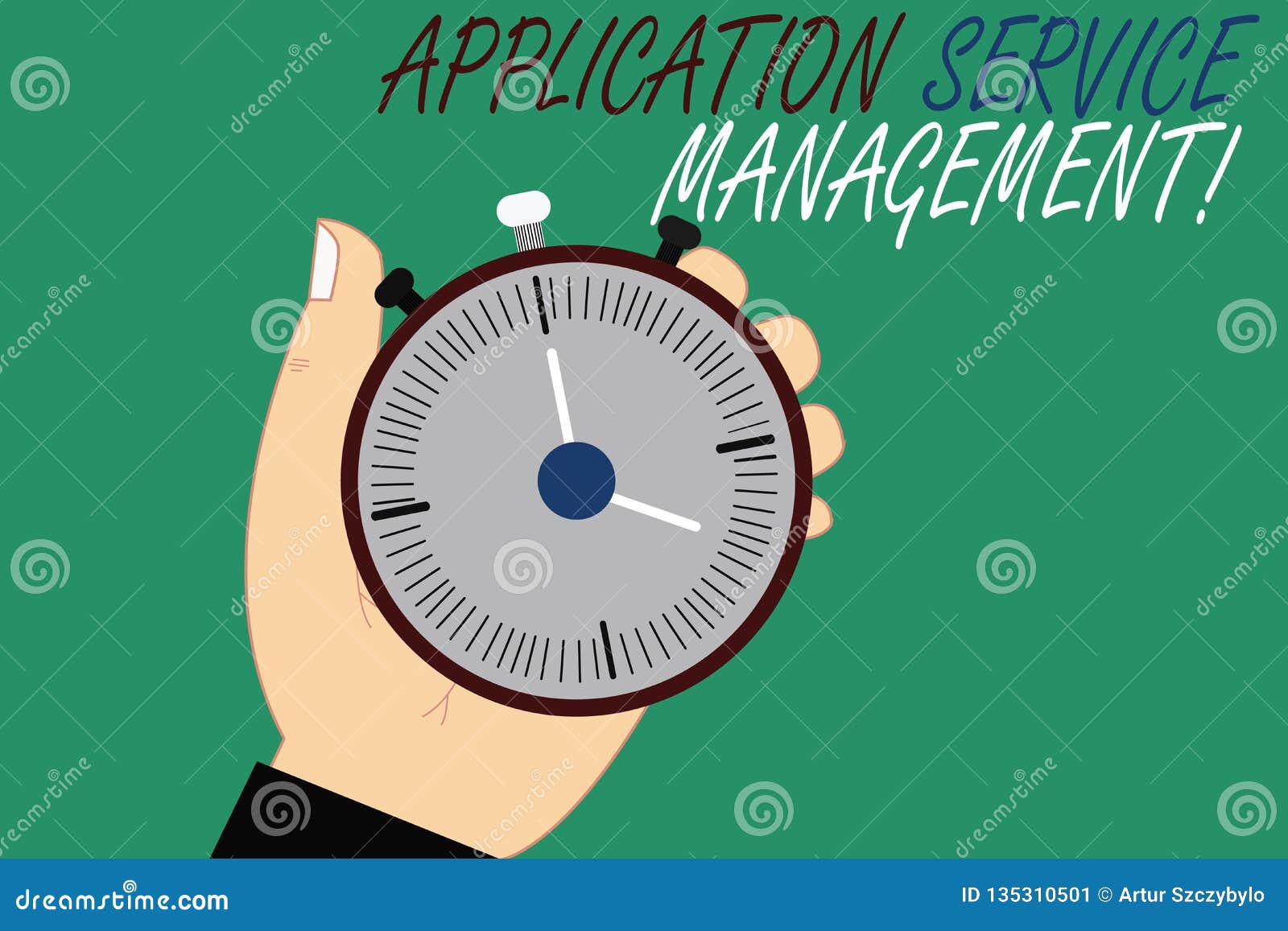 Word Writing Text Application Service Management. Business Concept for ...
