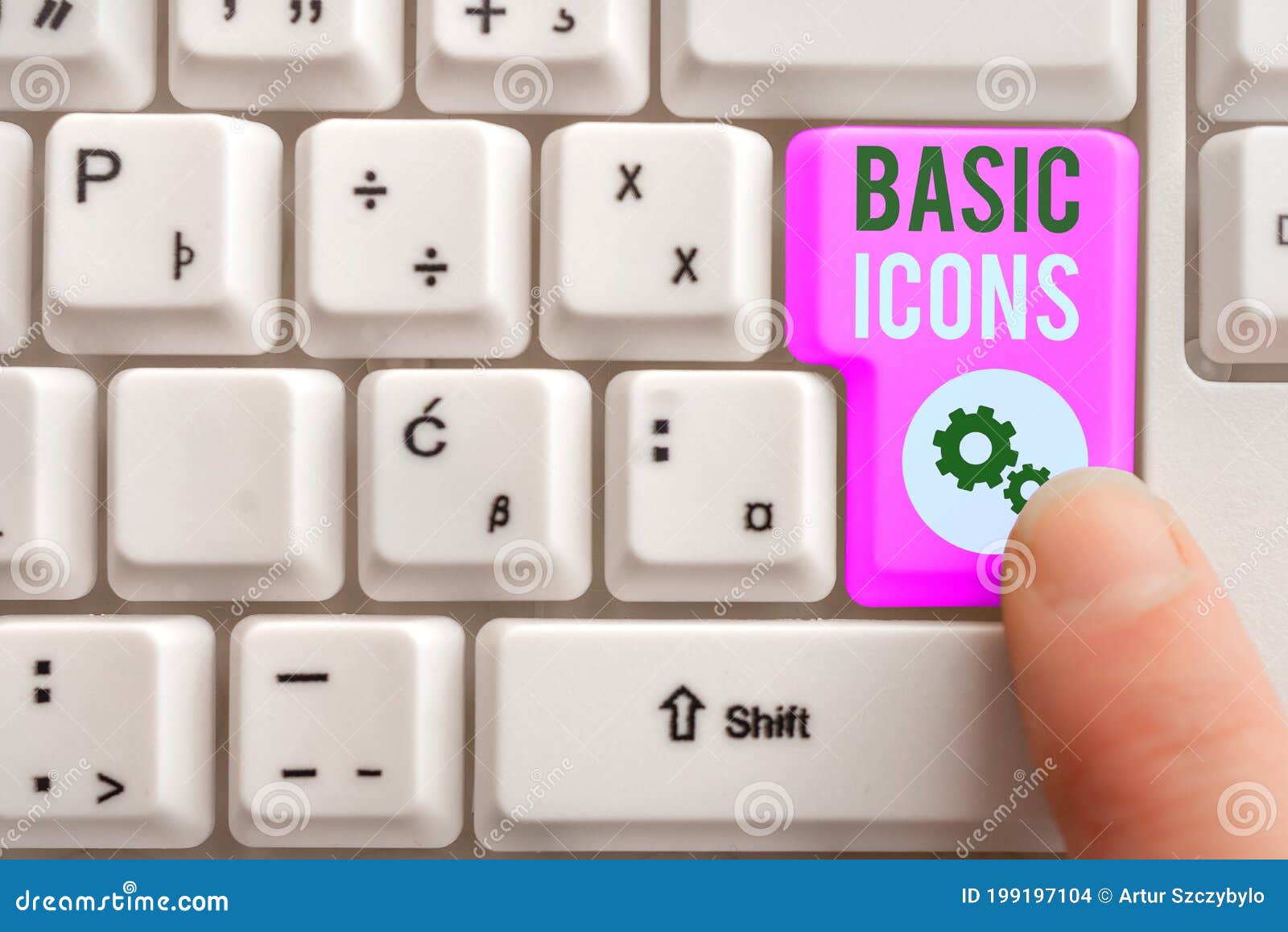Word Writing Text Basic Icons. Business Concept for Pictogram or ...