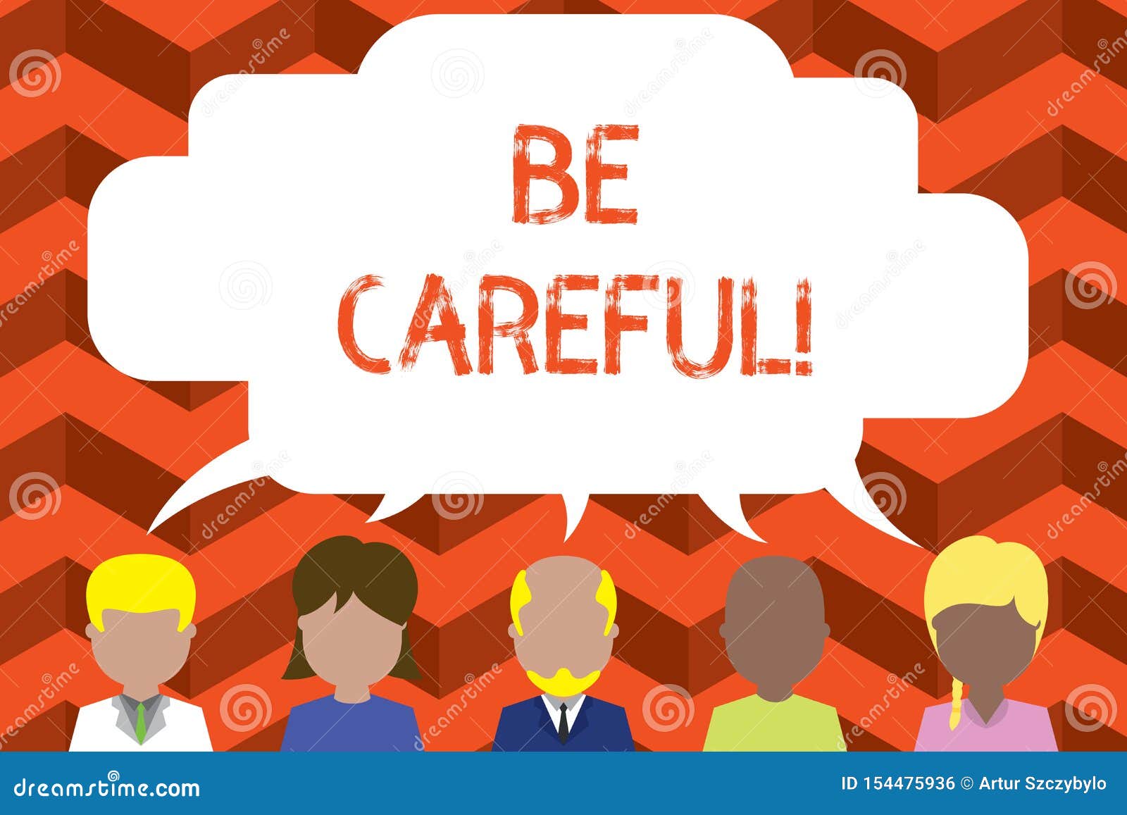 Word Writing Text Be Careful. Business Concept for Making Sure of ...