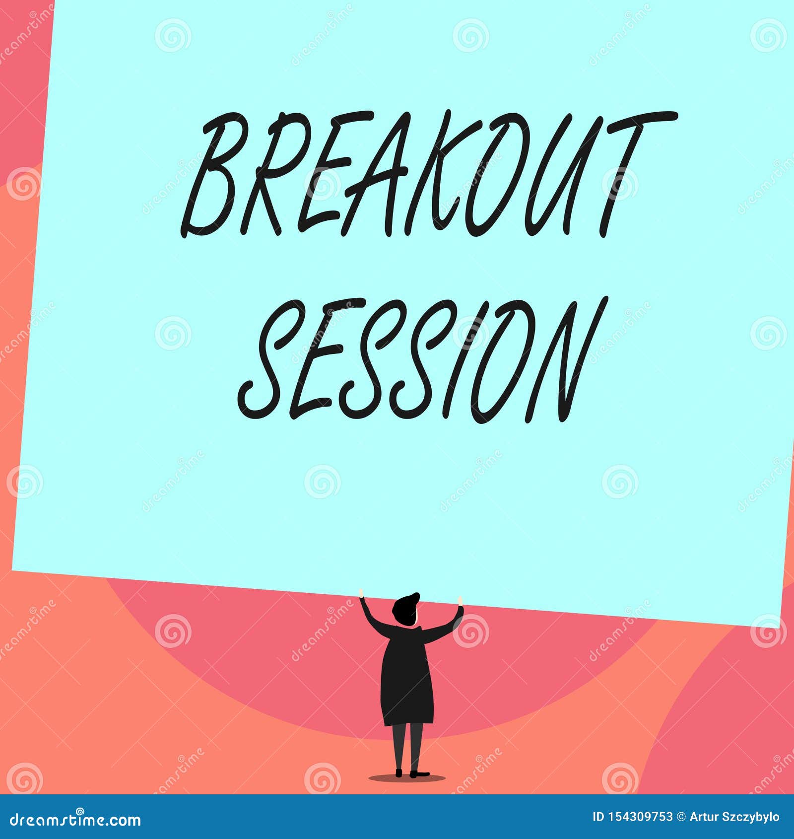 Word Writing Text Breakout Session. Business Concept for Workshop ...