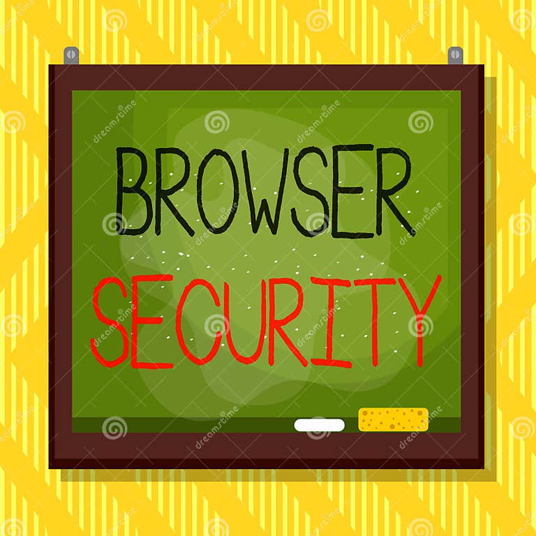 Word Writing Text Browser Security. Business Concept for Security To ...
