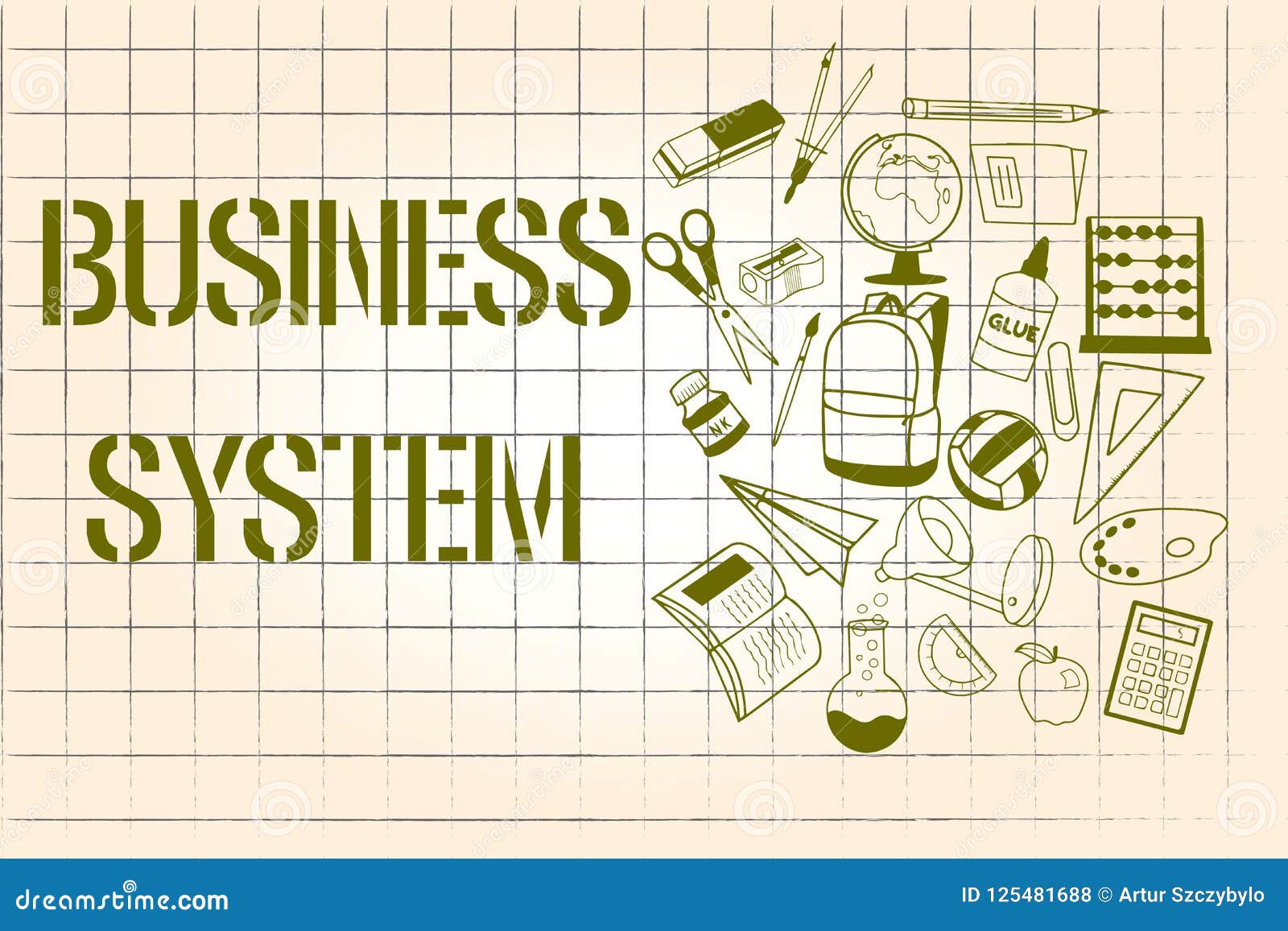 Word Writing Text Business System. Business Concept for a Method of ...
