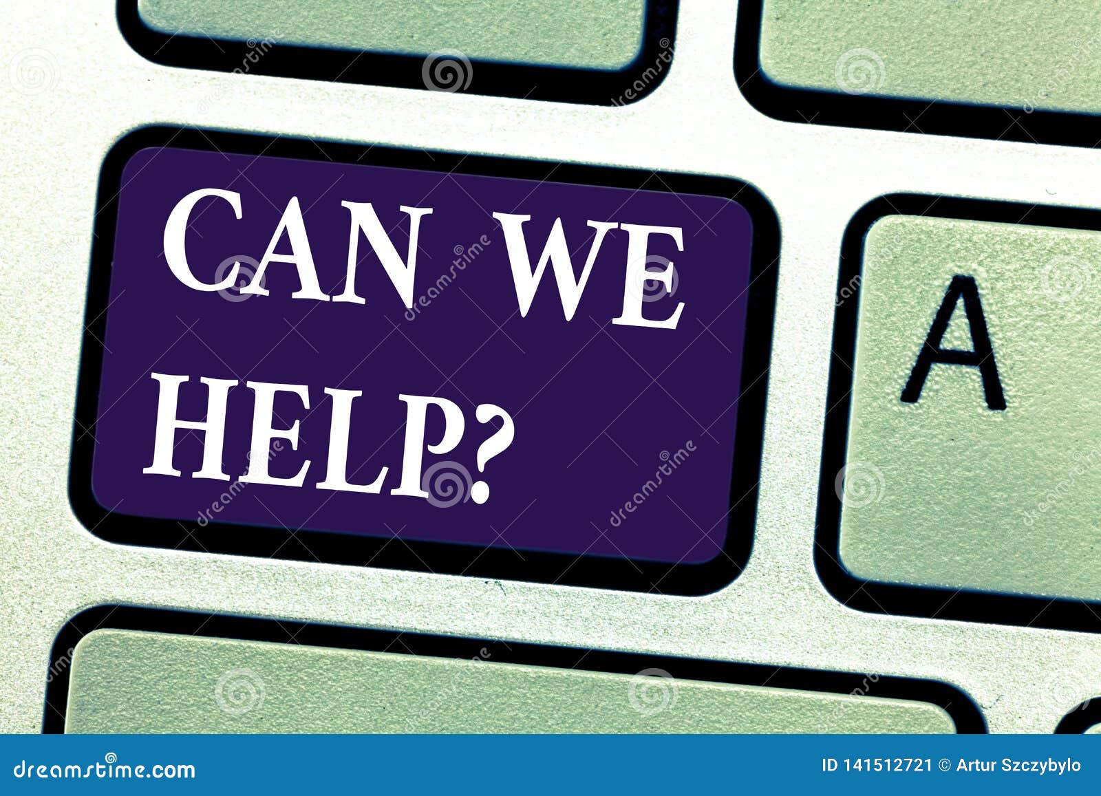 Word Writing Text Can we Help. Business Concept for Offering Assistance ...