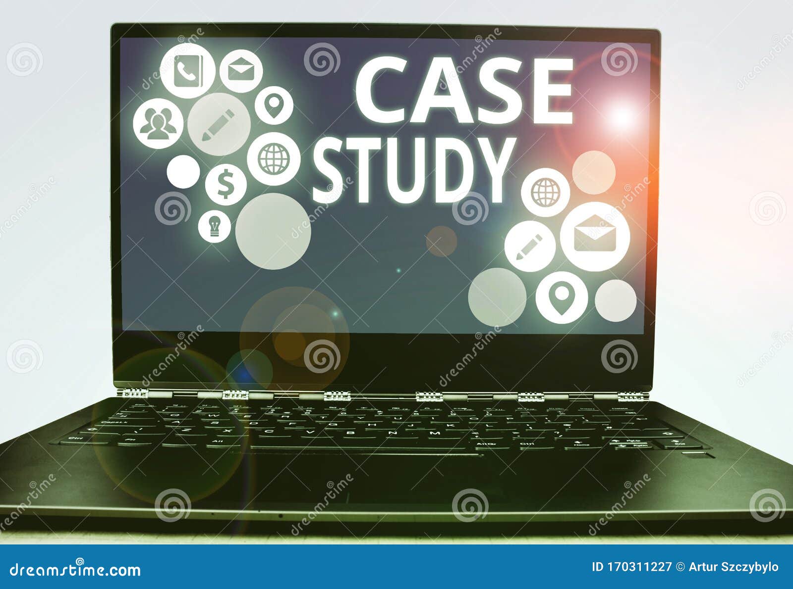 Word Writing Text Case Study. Business Concept for Analysis and a ...