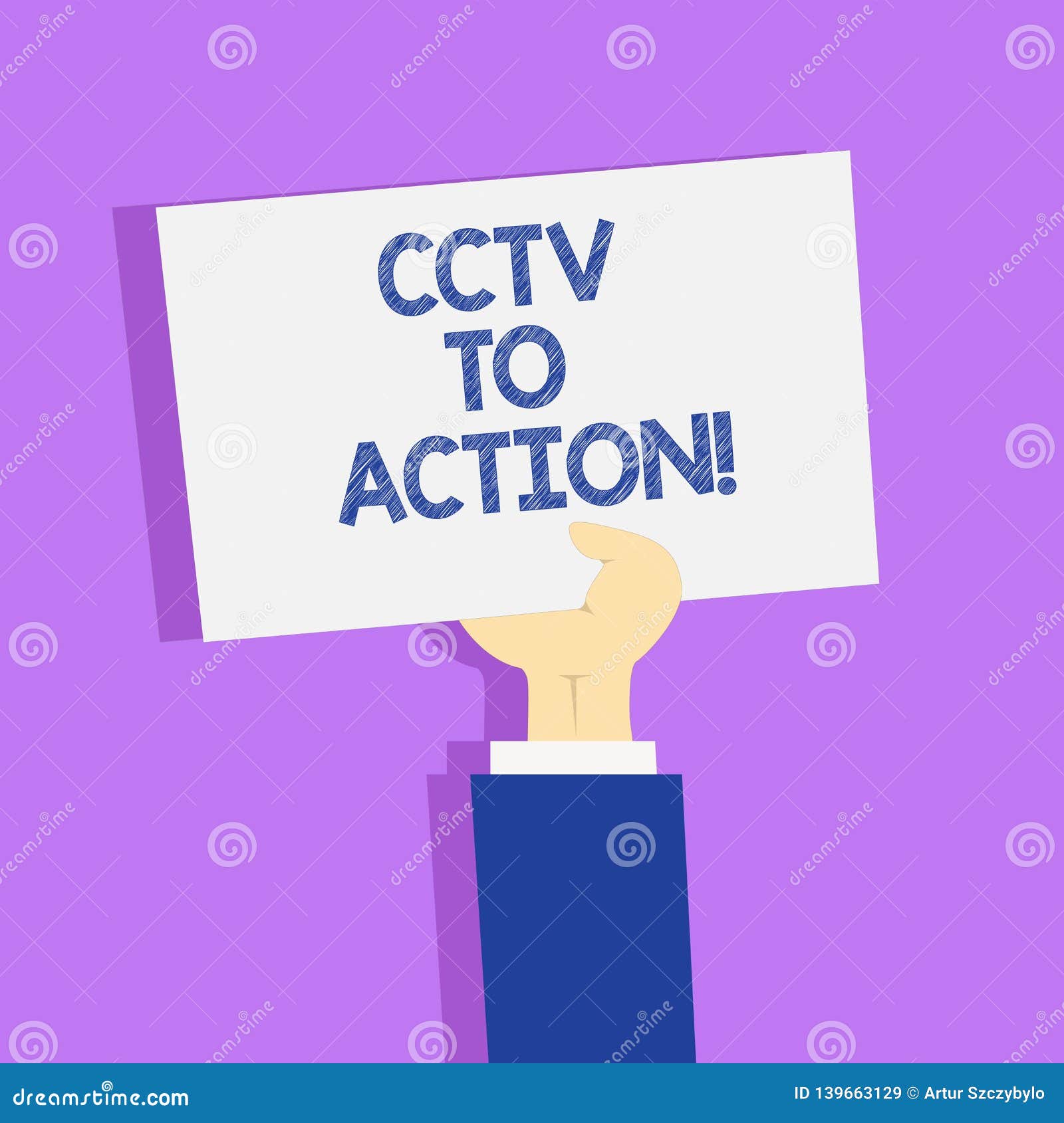 Word Writing Text Cctv in Action. Business Concept for Selfcontained ...