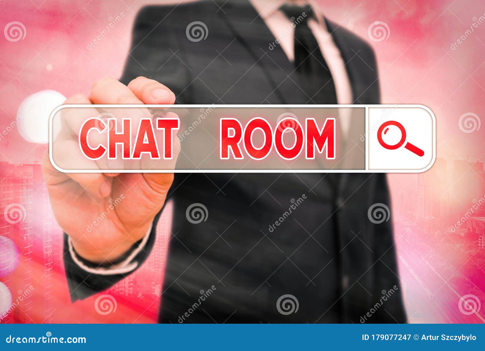 Word Writing Text Chat Room. Business Concept for Area on the Internet ...