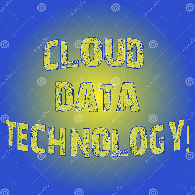 Word Writing Text Cloud Data Technology. Business Concept for Save and ...