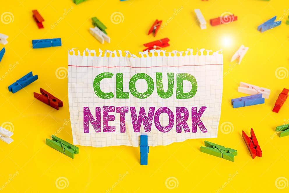 Word Writing Text Cloud Network. Business Concept for Access of ...
