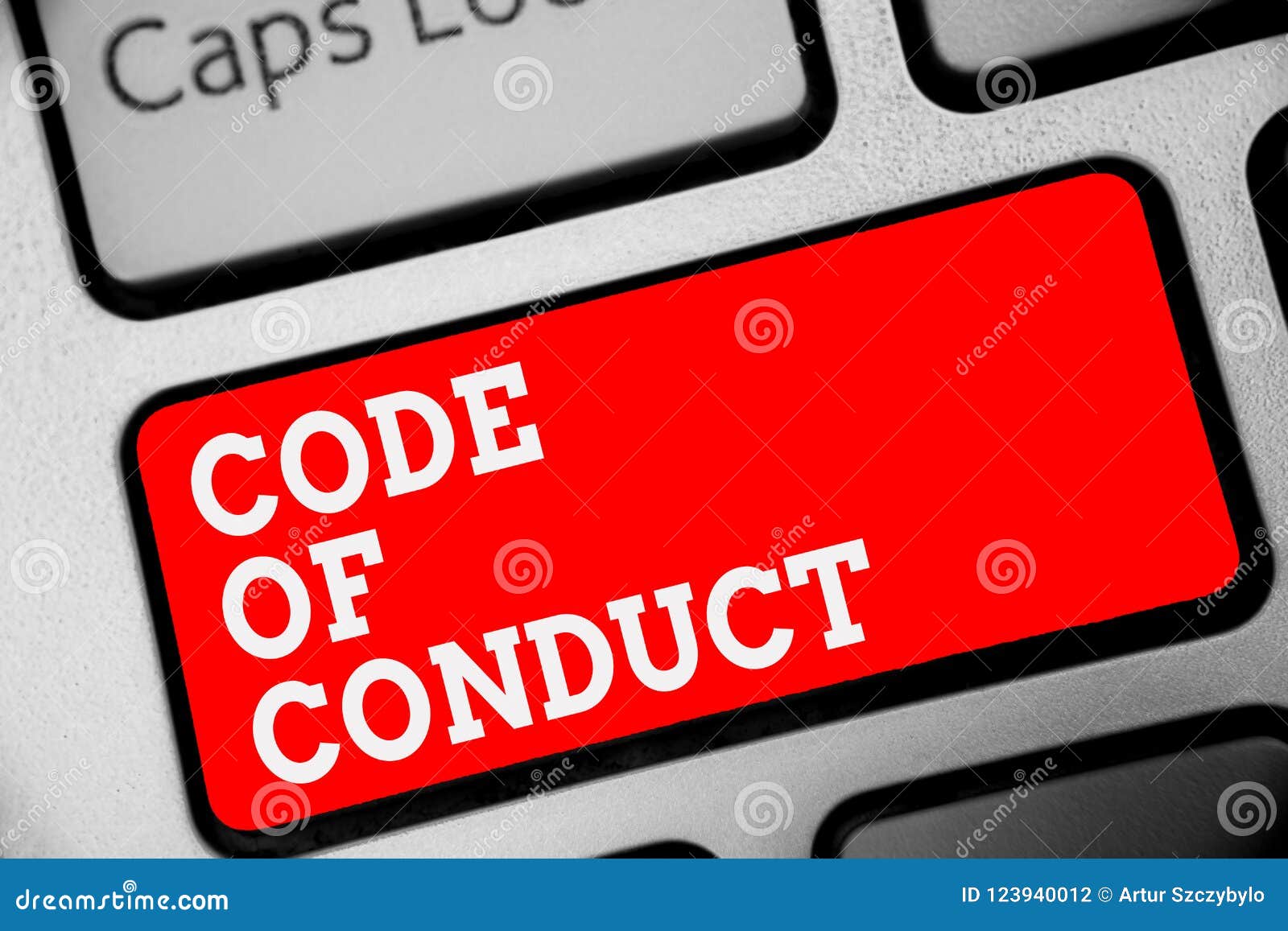 Word Writing Text Code of Conduct. Business Concept for Ethics Rules ...