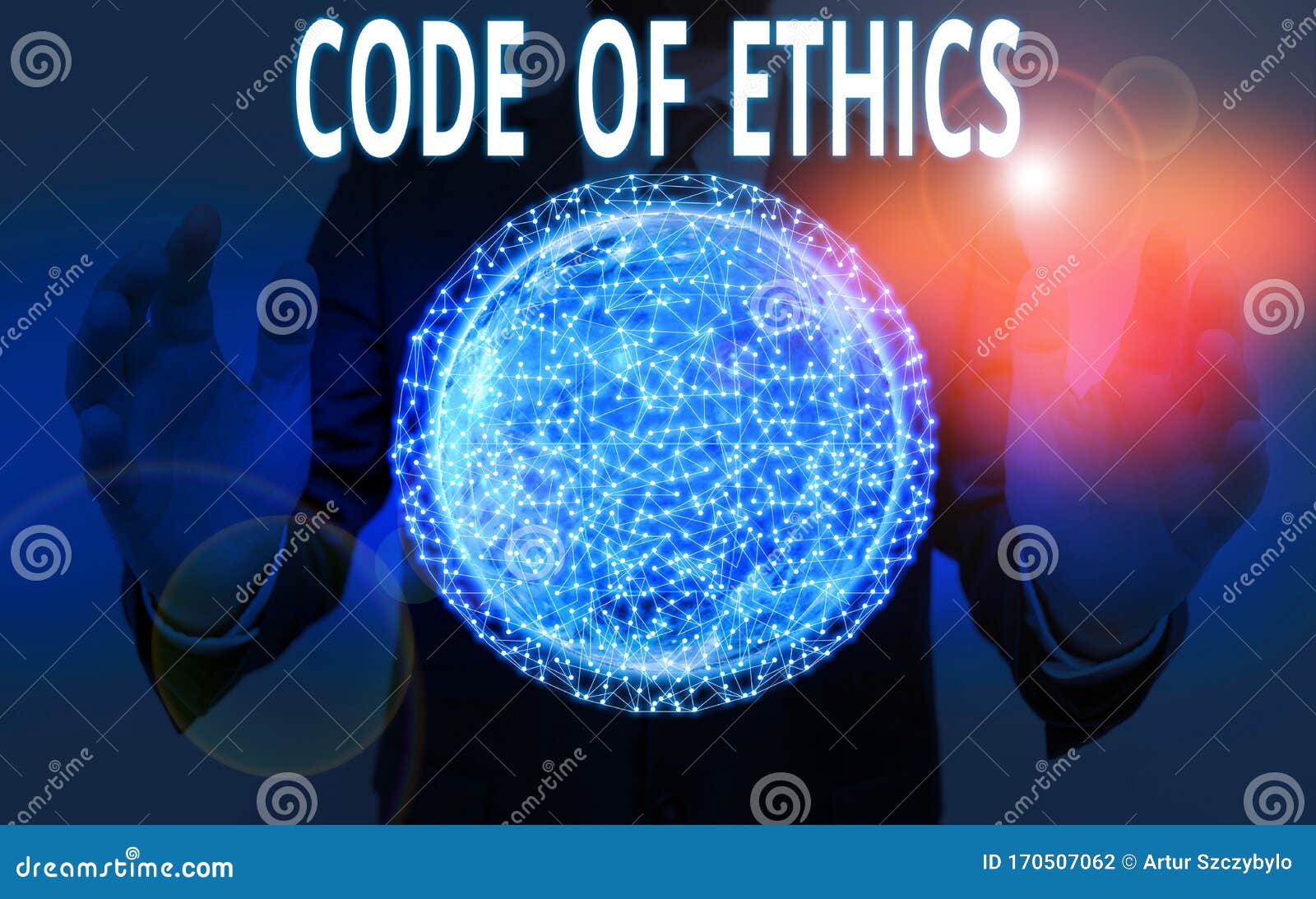 Word Writing Text Code of Ethics. Business Concept for Basic Guide for ...