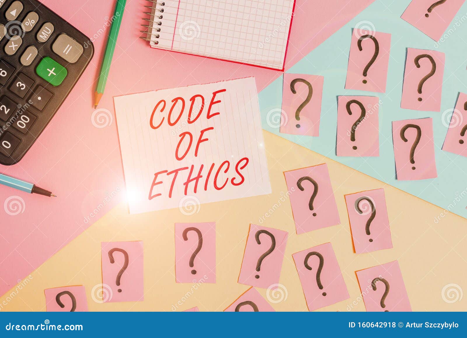 Word Writing Text Code of Ethics. Business Concept for Basic Guide for ...