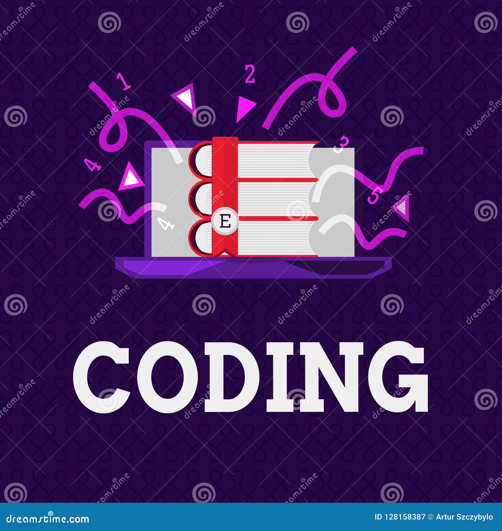 Word Writing Text Coding Business Concept For Assigning Code To Something For Classification