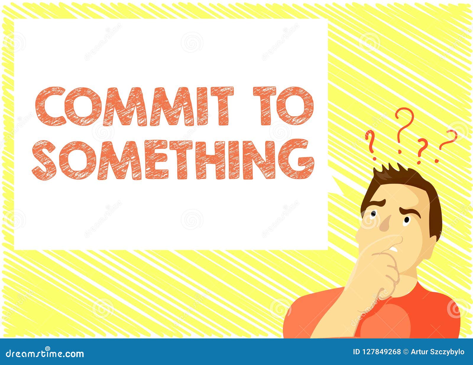 Word Writing Text Commit To Something. Business Concept for To Live a ...