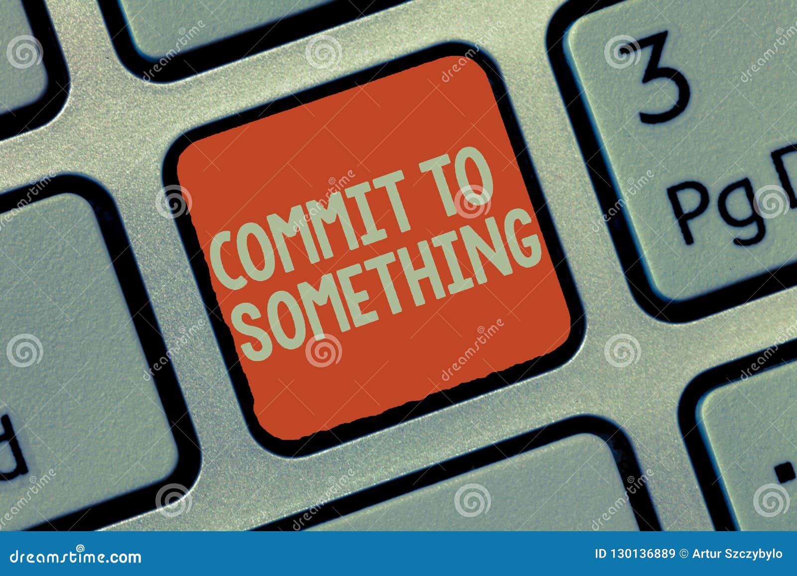 Word Writing Text Commit To Something. Business Concept for To Live a ...