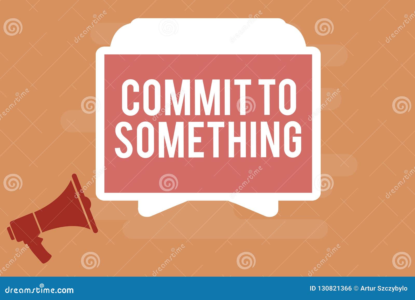 Word Writing Text Commit To Something. Business Concept for To Live a ...