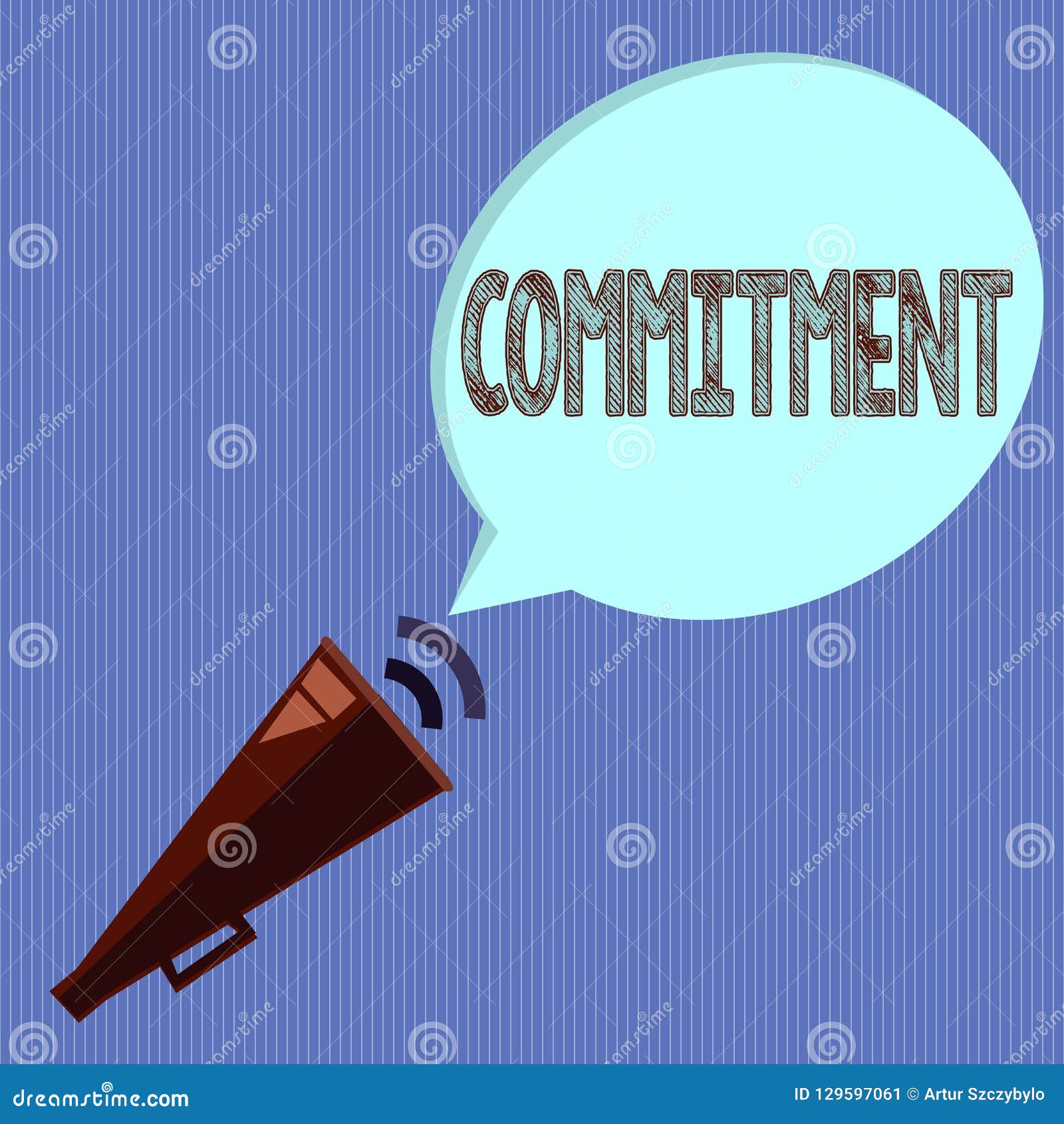 Word Writing Text Commitment. Business Concept for Quality of Being ...