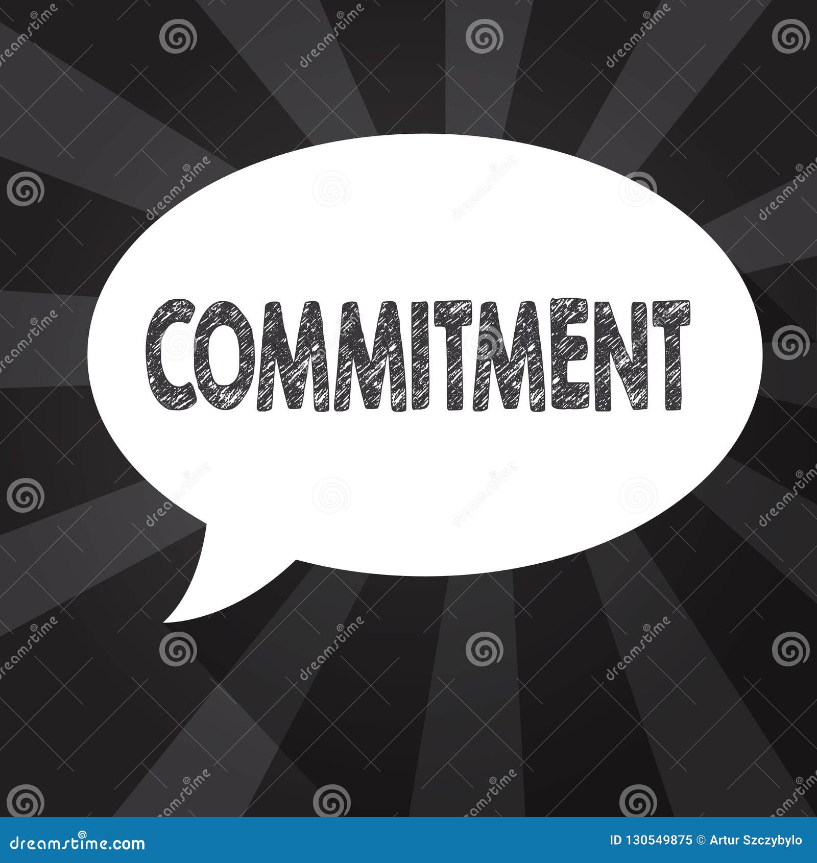 Word Writing Text Commitment. Business Concept for Quality of Being ...
