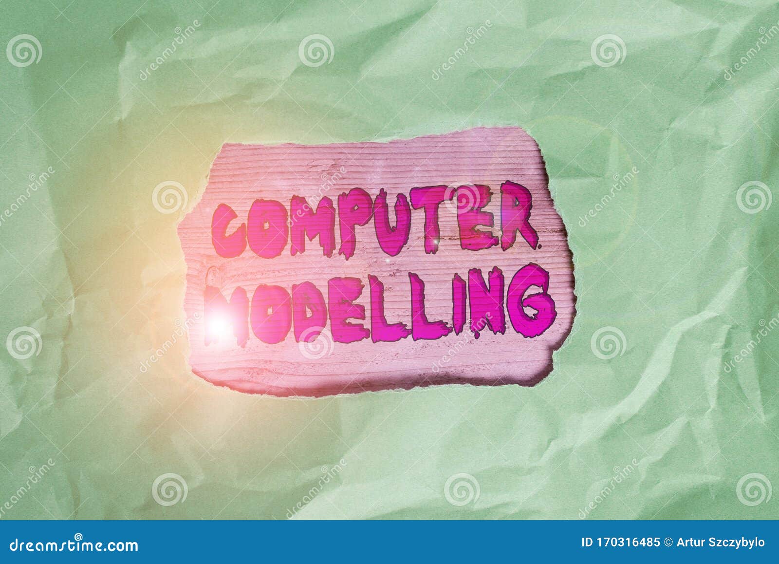 Word Writing Text Computer Modelling. Business Concept for Using a ...