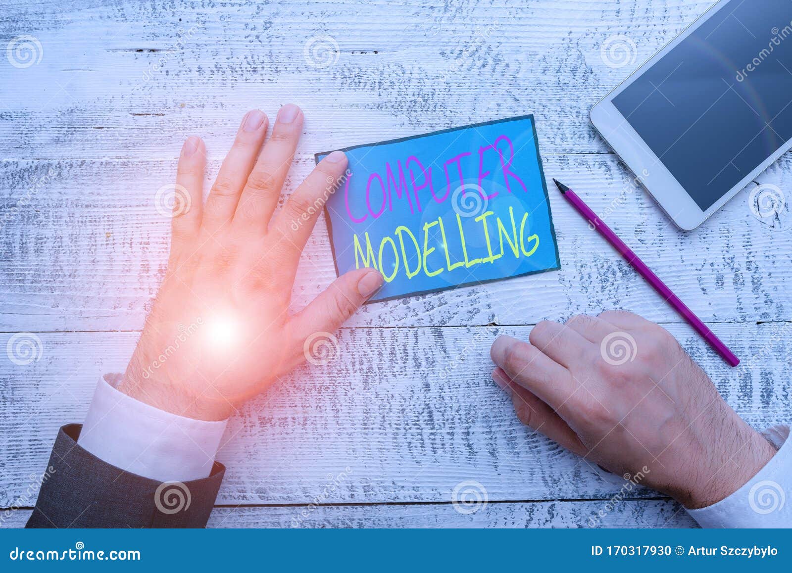 Word Writing Text Computer Modelling. Business Concept for Using a ...