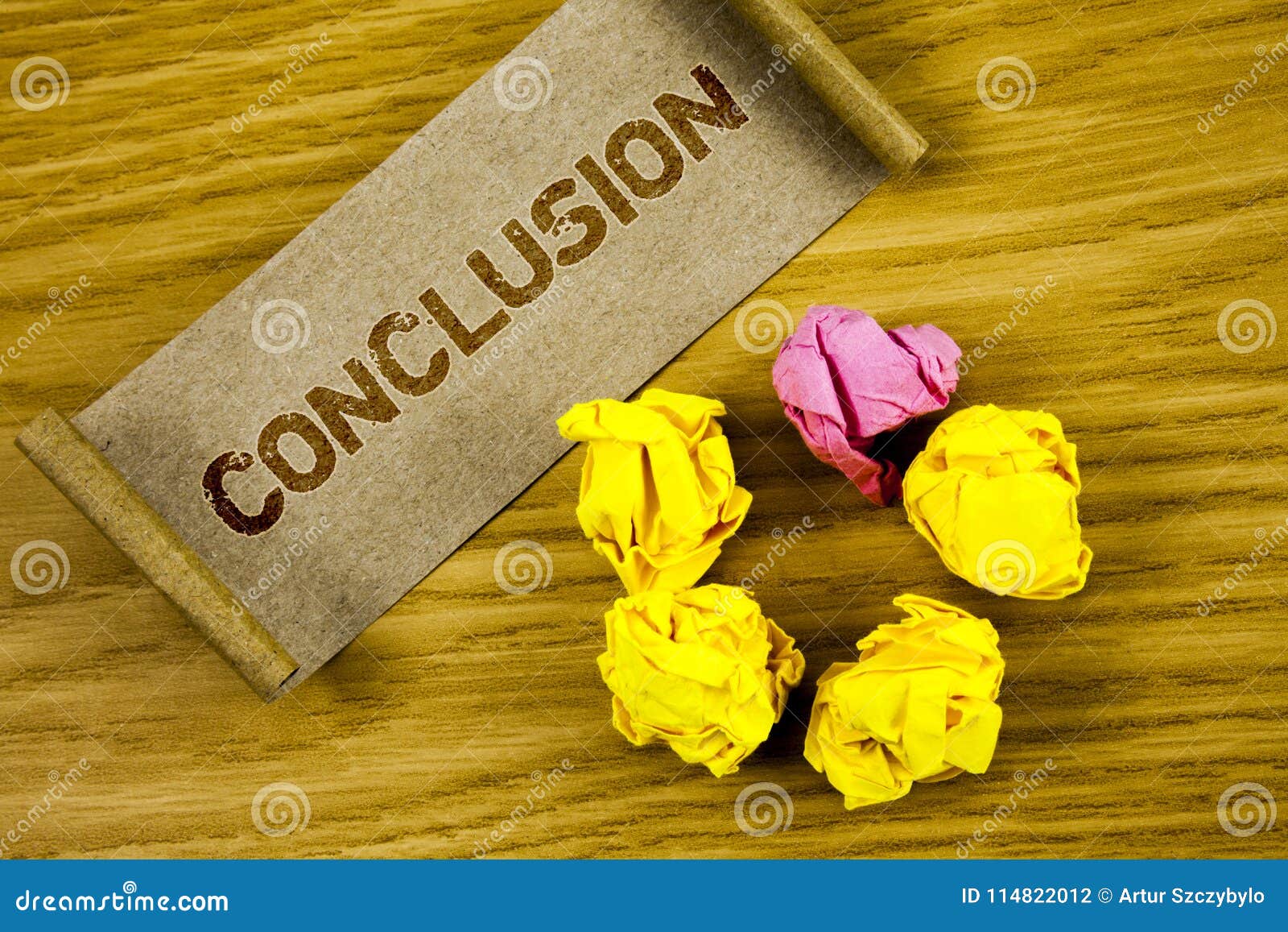 Concise Complete Clear Write On Sticky Notes Isolated On Office Desk ...