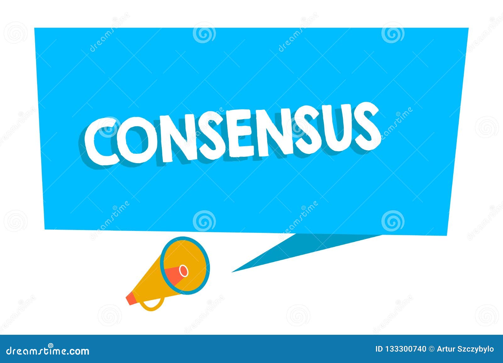 Word Writing Text Consensus. Business Concept for General Agreement ...