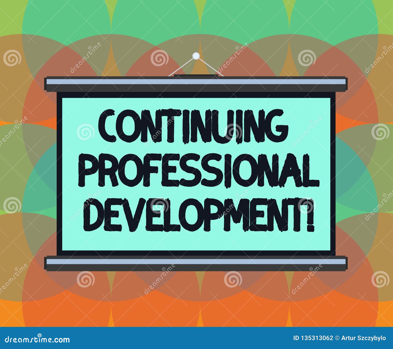 Word Writing Text Continuing Professional Development. Business Concept ...