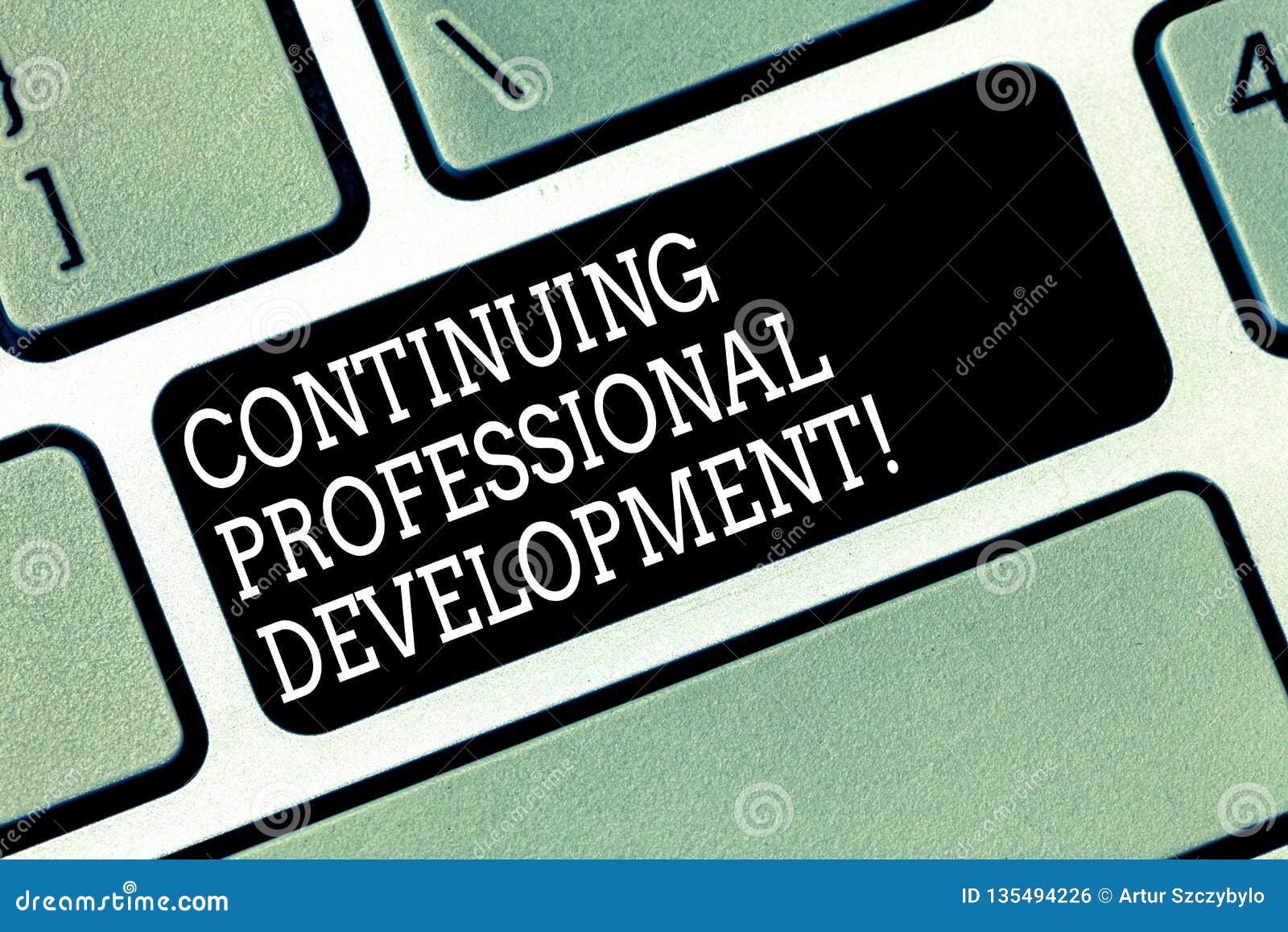 Word Writing Text Continuing Professional Development. Business Concept ...