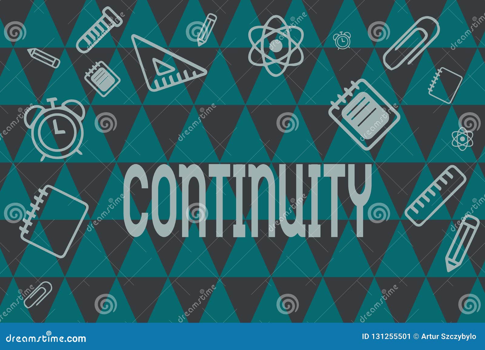 Word Writing Text Continuity. Business Concept for Unbroken Consistent ...