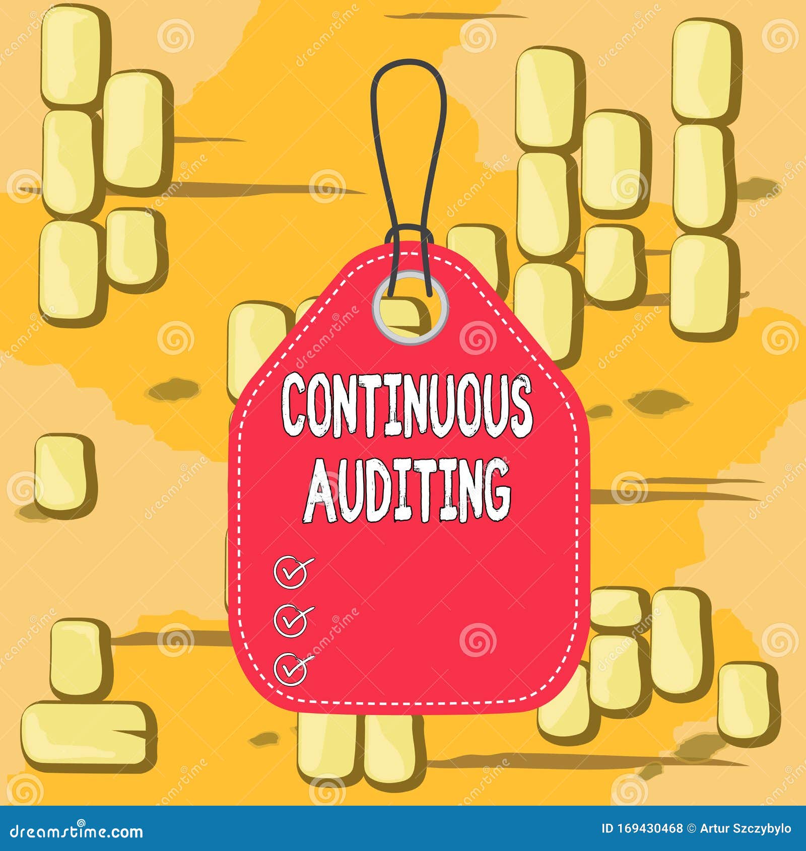 Word Writing Text Continuous Auditing. Business Concept for Internal ...