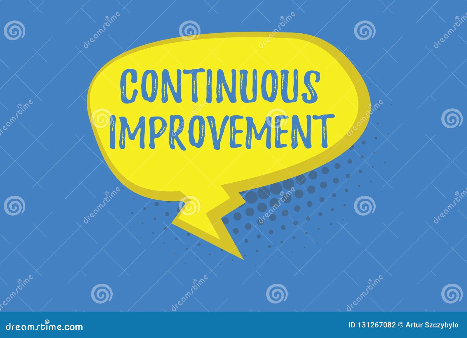Word Writing Text Continuous Improvement. Business Concept for Ongoing ...