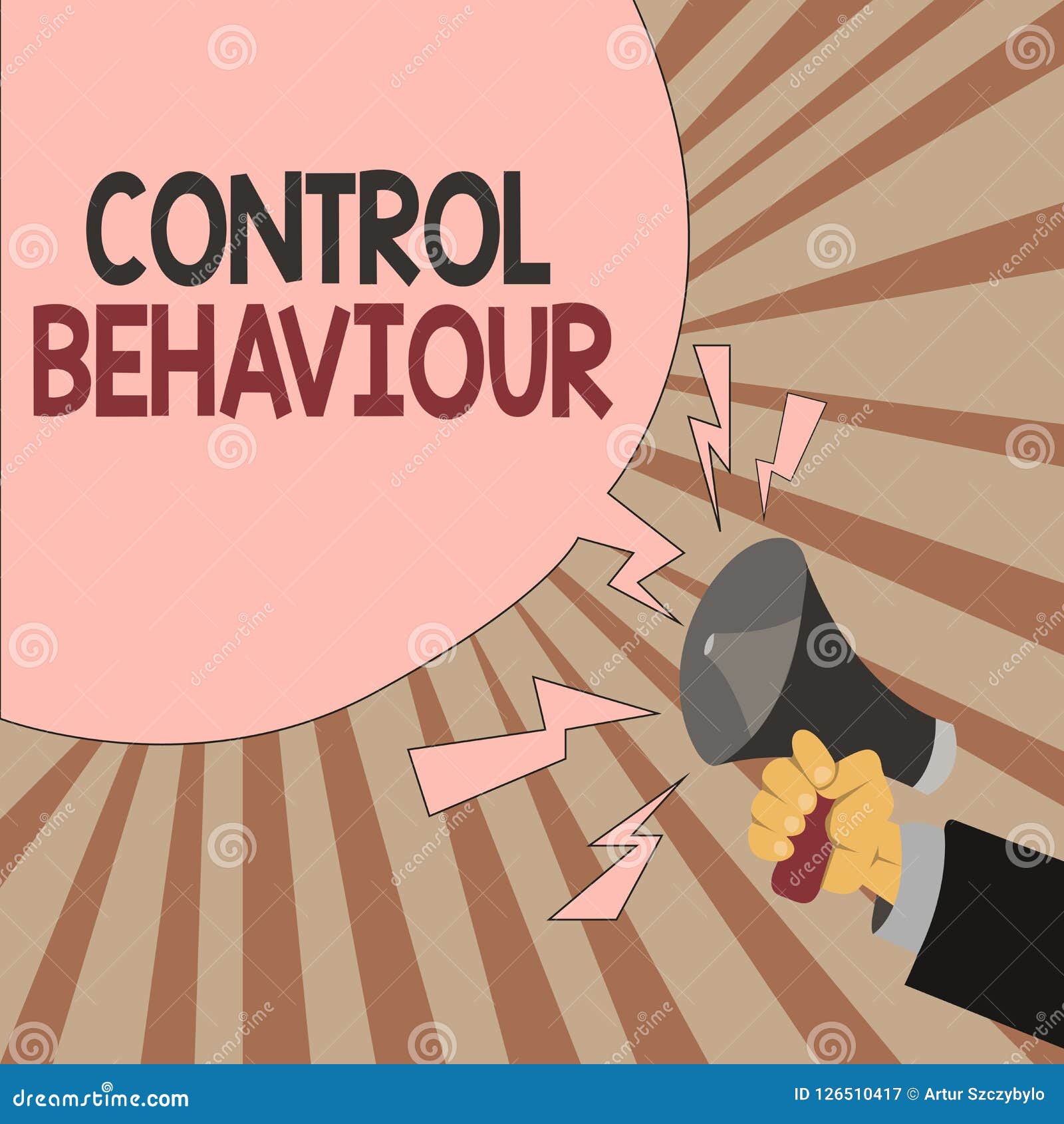 Word Writing Text Control Behaviour. Business Concept for Exercise of ...
